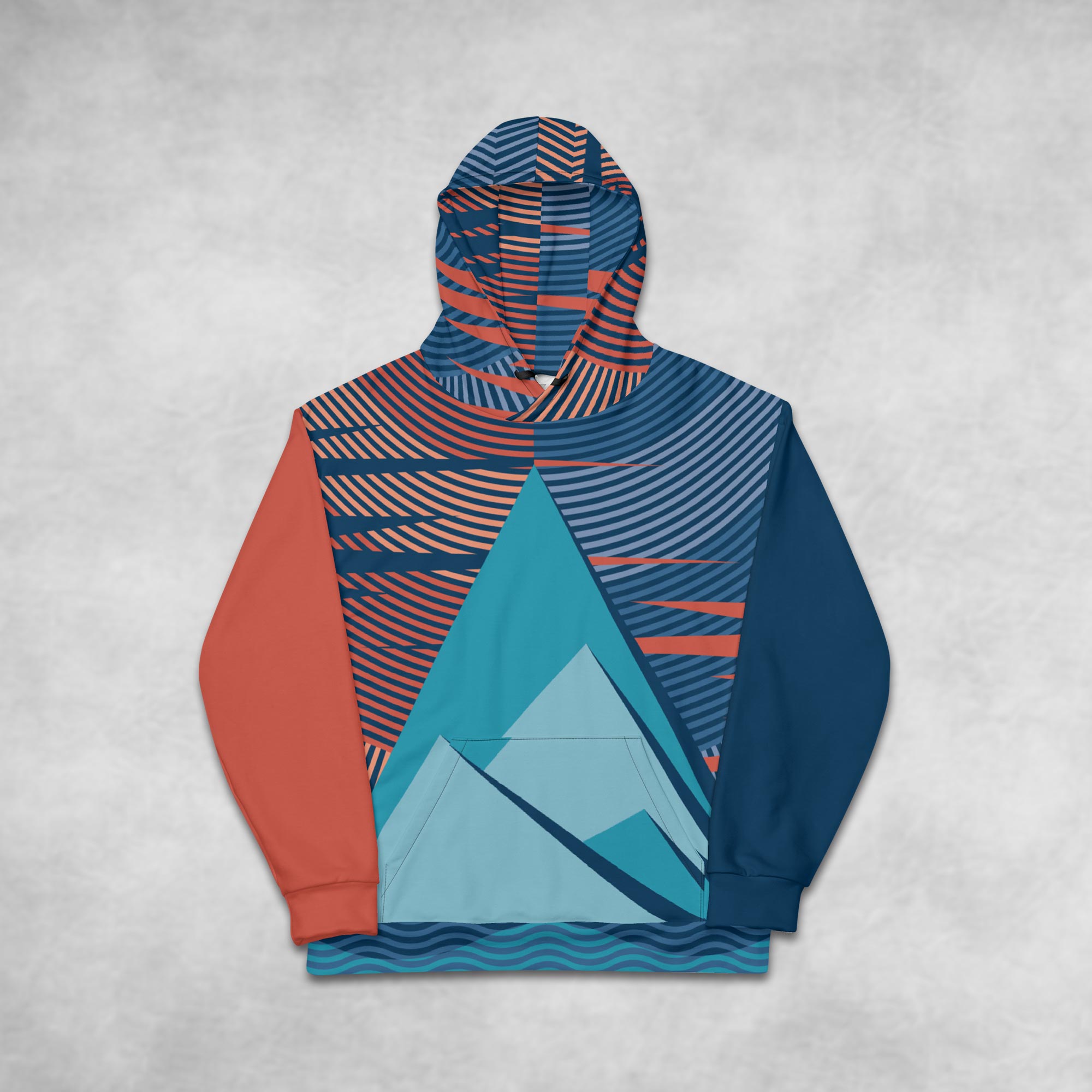 Hoodie Mountain in Color – Dan Gilbert Design