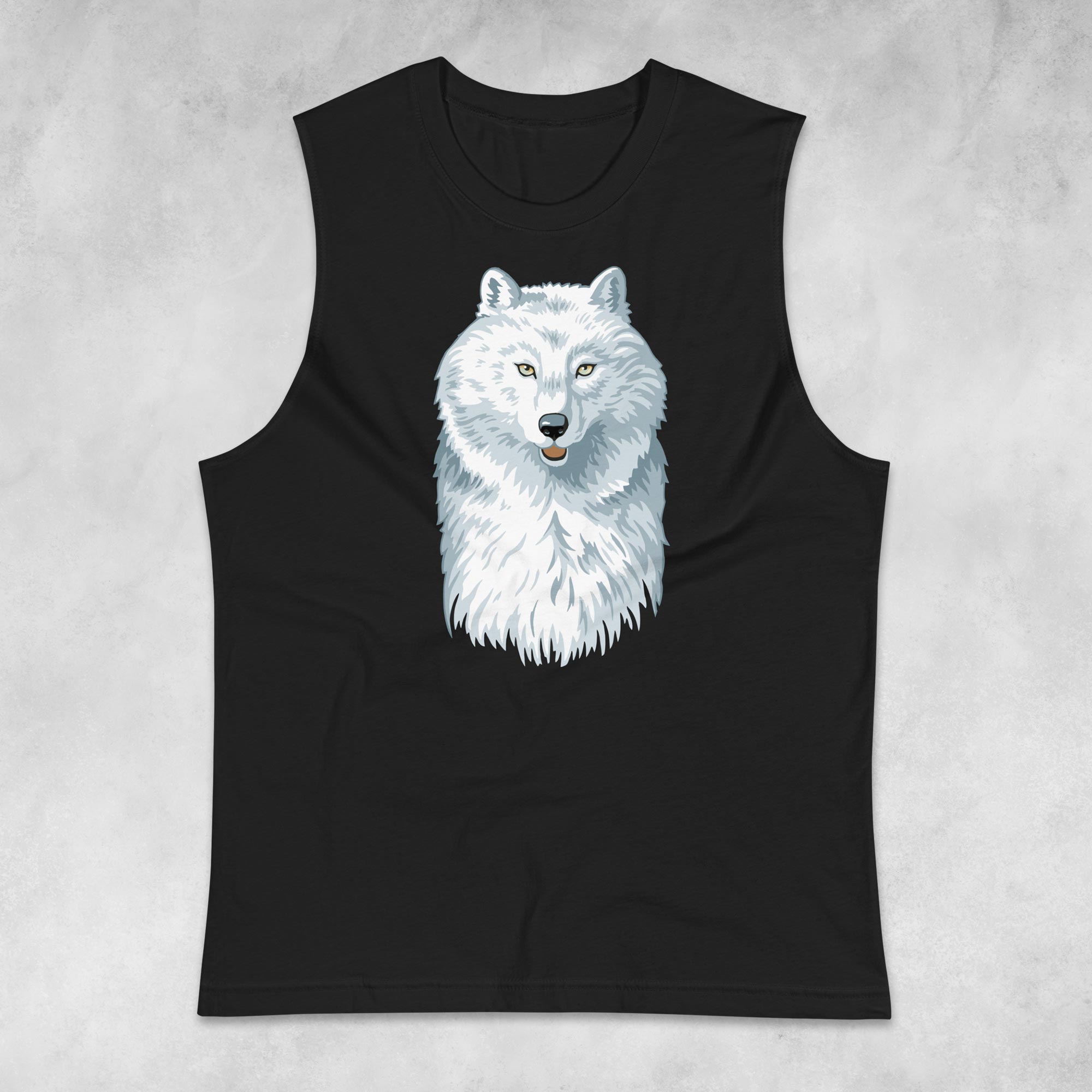 Arctic Wolf - Muscle Shirt – Dan Gilbert Design