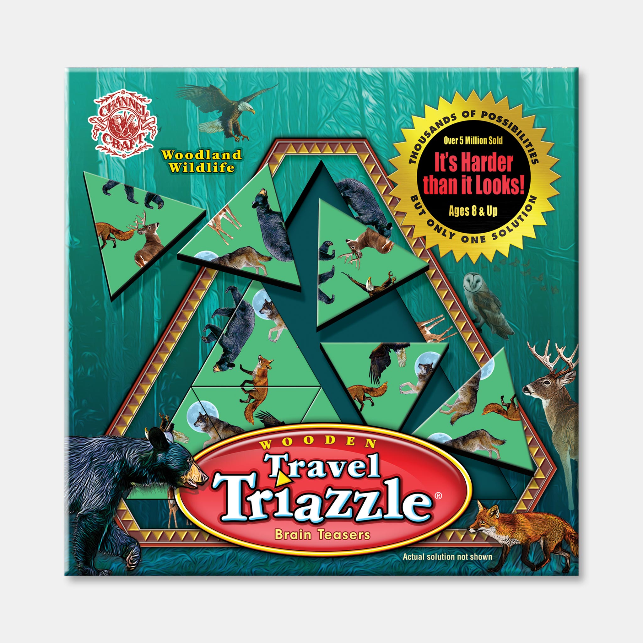 Woodland Wildlife - Travel Triazzle – Dan Gilbert Design