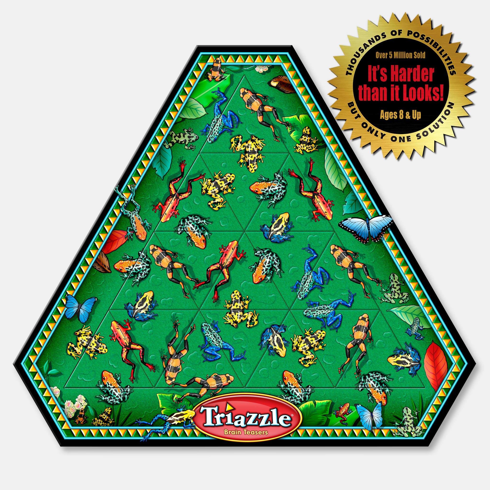Triazzle® Puzzle - Frogs – Dan Gilbert Design