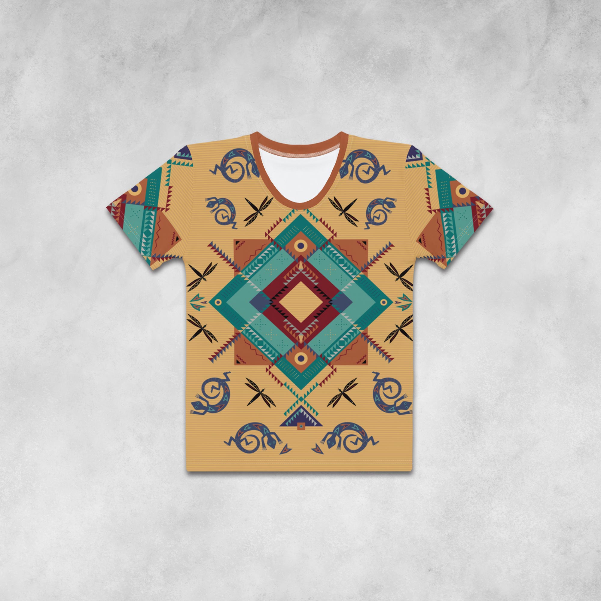 Southwest Gold - Women's Crew Neck T – Dan Gilbert Design